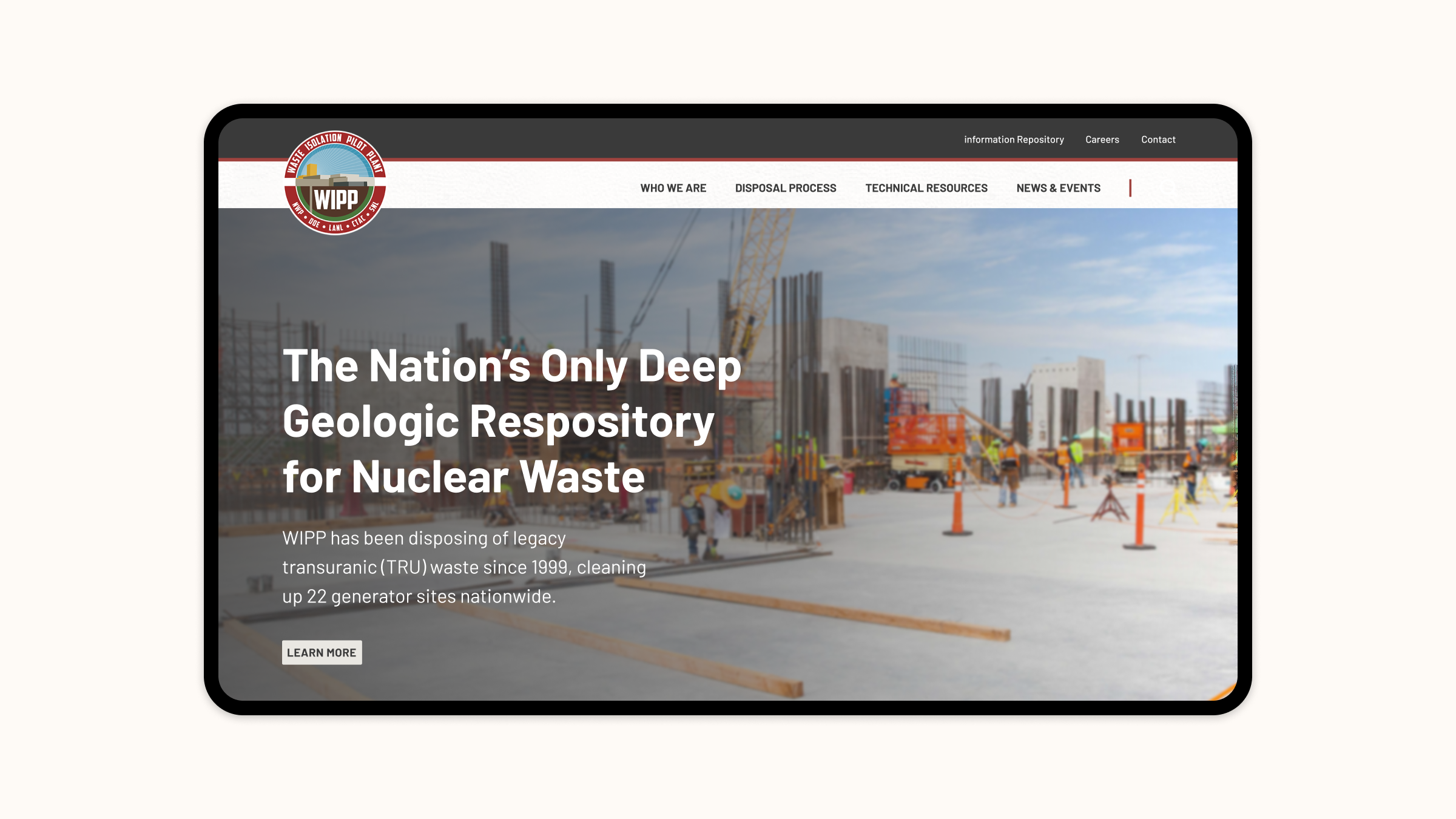 Modernizing WIPP's Digital Presence with Accessible Design | Savas Labs