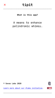 Introducing Tipit | Savas Labs